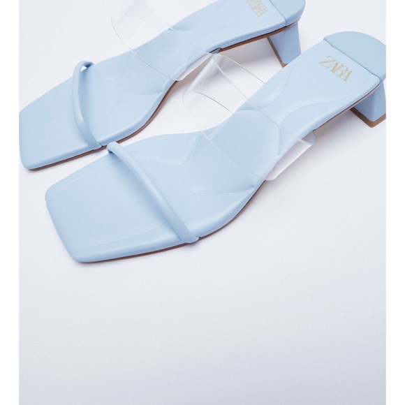 Zara | Shoes | Brand New Zara High Heeled Vinyl Sandals | Poshmark